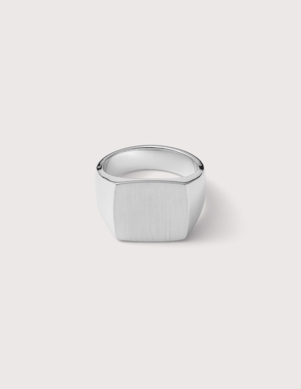 Signet Ring Square Hairline – BETTER DAYS PRIORITY